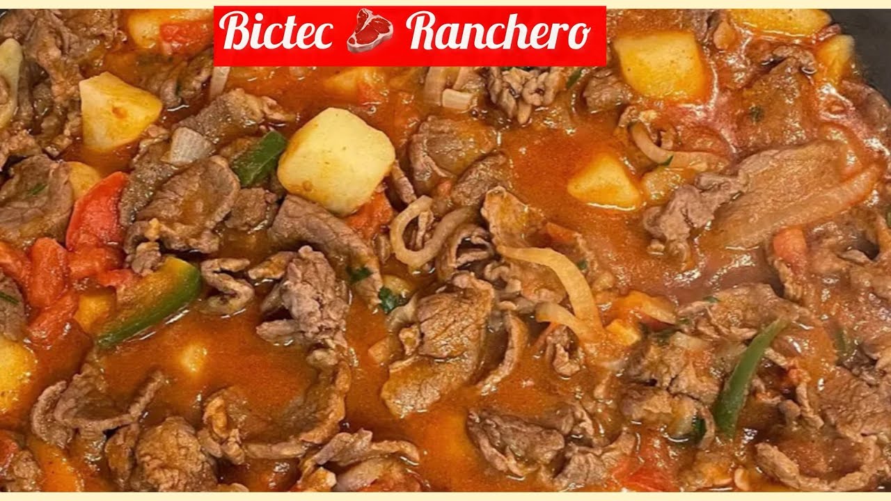 🔴 Bictec Ranchero | Fácil y Delicioso | #comidamexicana #carne #guiso ...