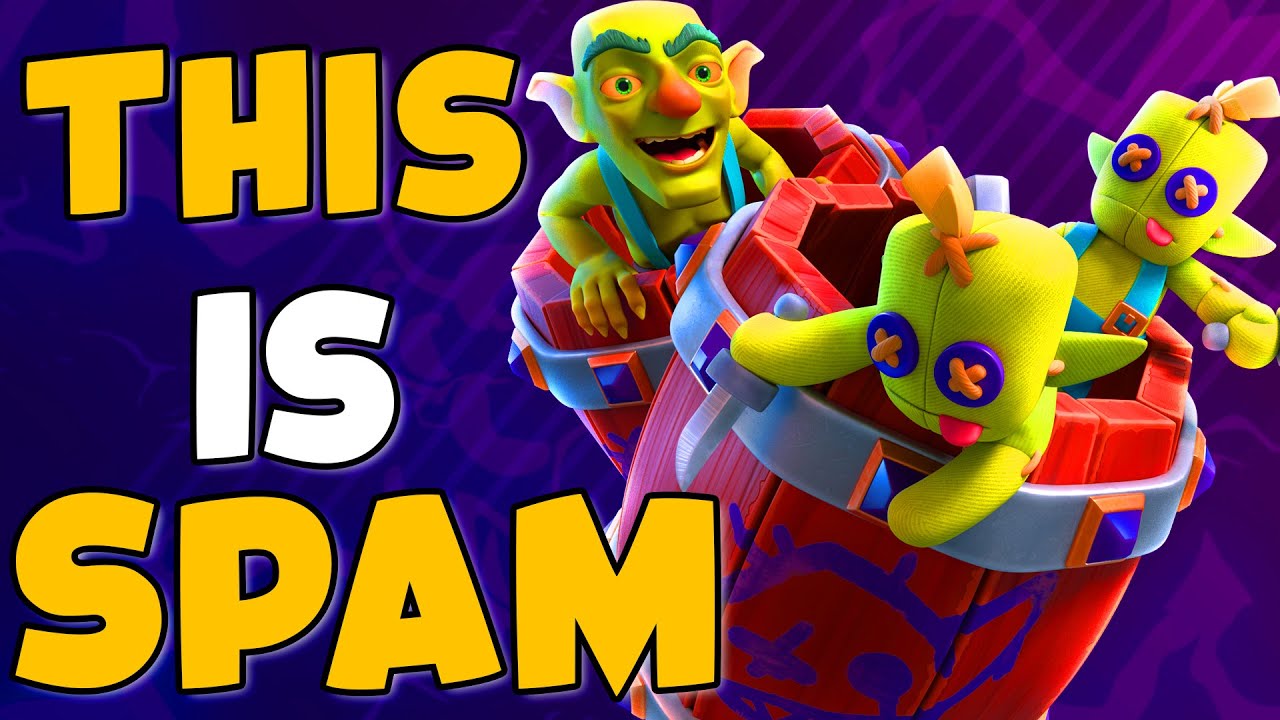 Goblin Barrel Princess Firecracker is Totally SPAM Deck - Clash Royale ...