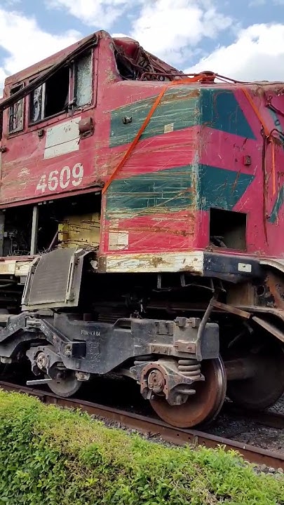 FXE 4609 accidentada declarada perdida total #ferromex #reels - YouTube