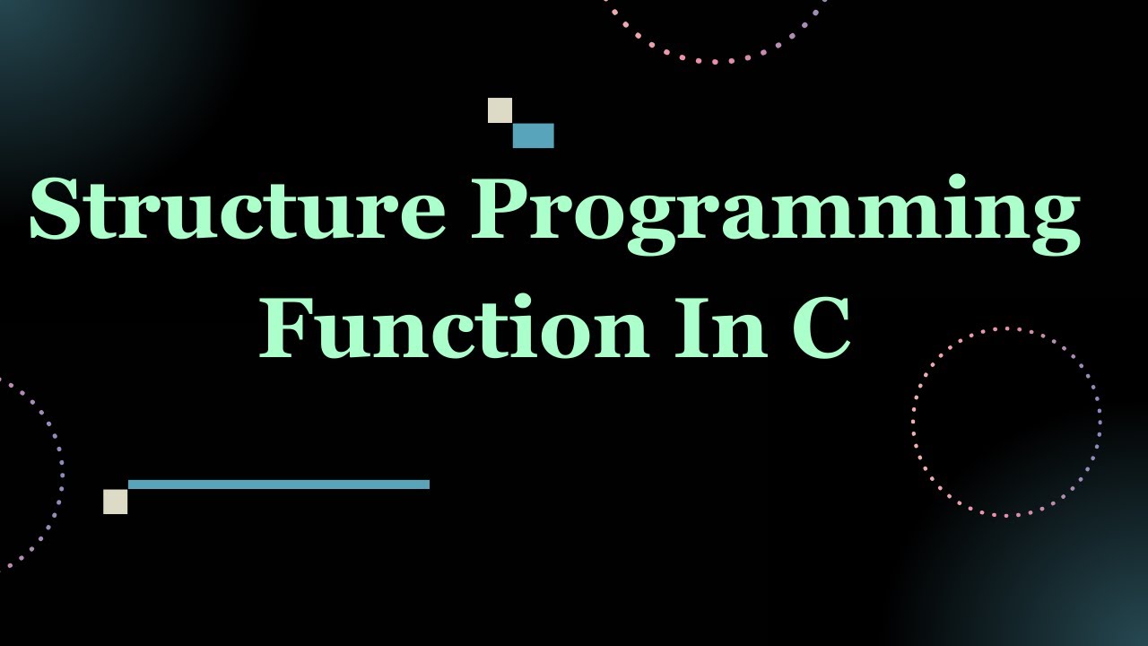 Function In C Class 3 Structure Programming Abu Jafor Muhammad Jakaria Youtube
