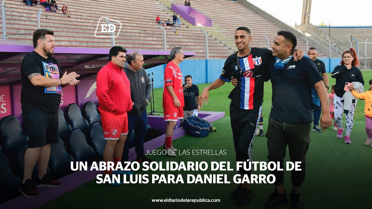 Un abrazo solidario del fútbol de San Luis para Daniel Garro - YouTube