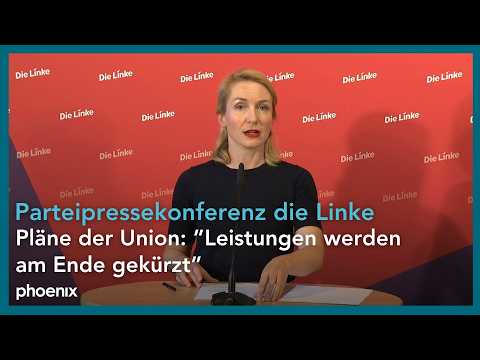 DIE LINKE - Parteipressekonferenz mit Ines Schwerdtner | 27.04.2026
