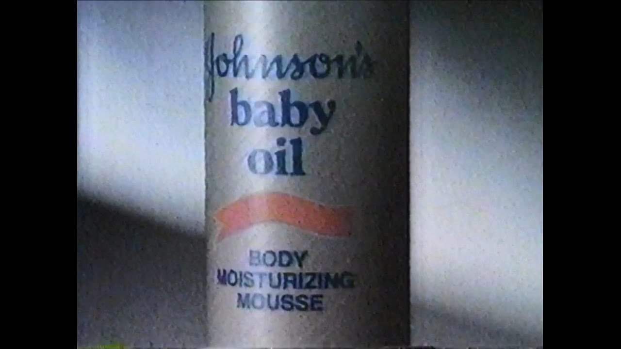 Johnson's baby oil Body Moisturizing Mousse ad shown in 1989 - YouTube