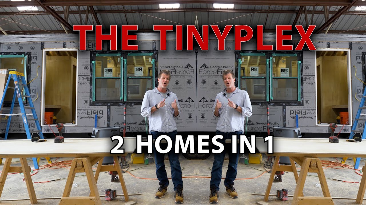 TinyPlex Update: A Duplex Tiny Home Like No Other! 🏡 - YouTube