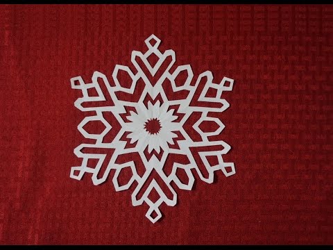 Paper Snowflake 3- Detailed tutorial- intermediate level - Can YOU do ...