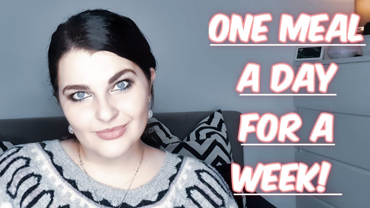 ONE MEAL A DAY FOR A WEEK! Can you lose weight?! OMAD and KETO! HOW ...