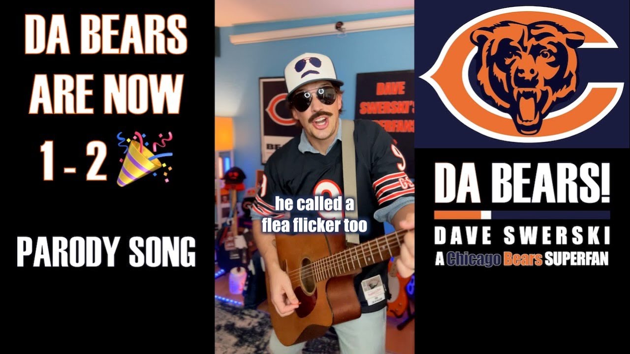 Da Bears WON!!! 🎉 a Chicago Bears Superfan parody song 🎬🕺🏻🐻⬇️ - YouTube