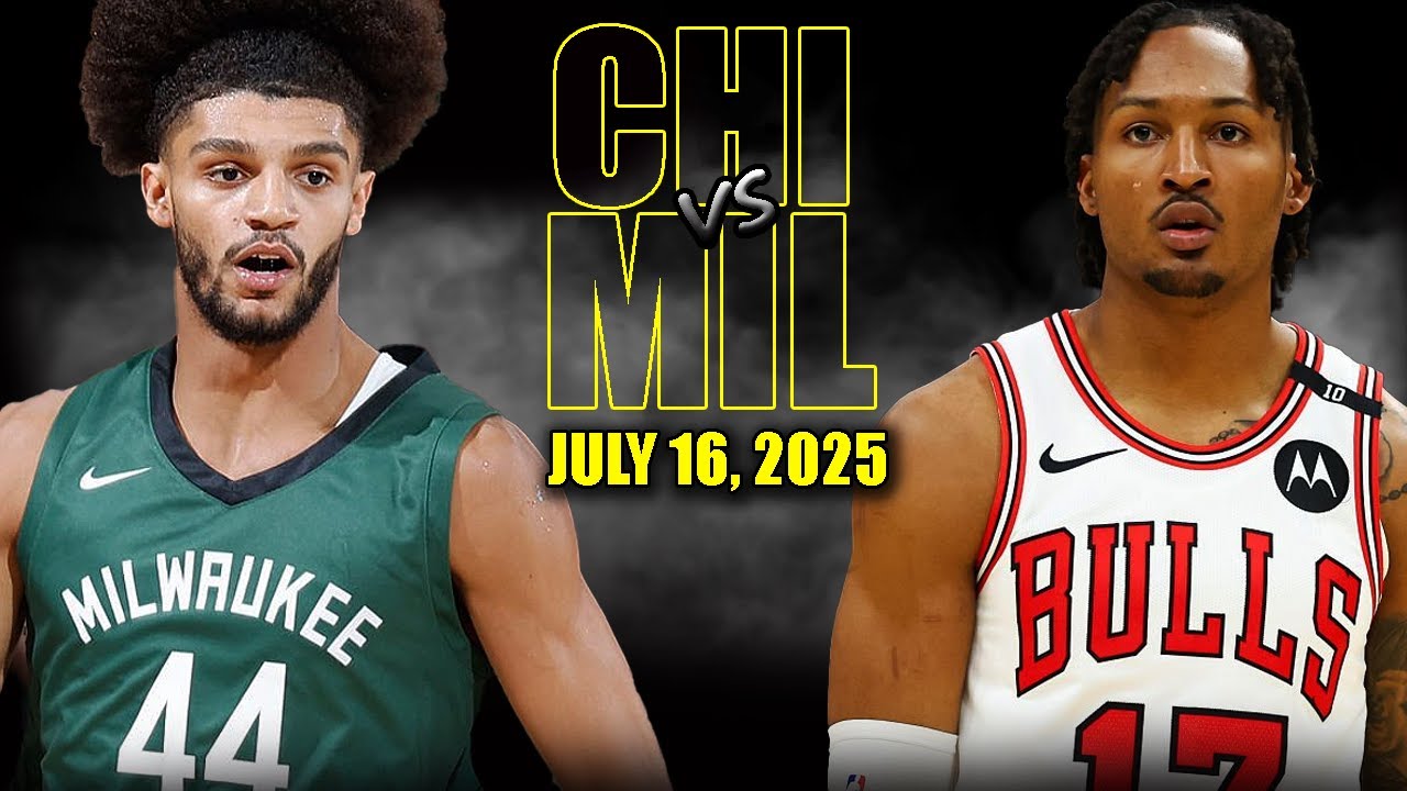 Chicago Bulls vs Milwaukee Bucks Full Game Highlights - July 16, 2025 ...
