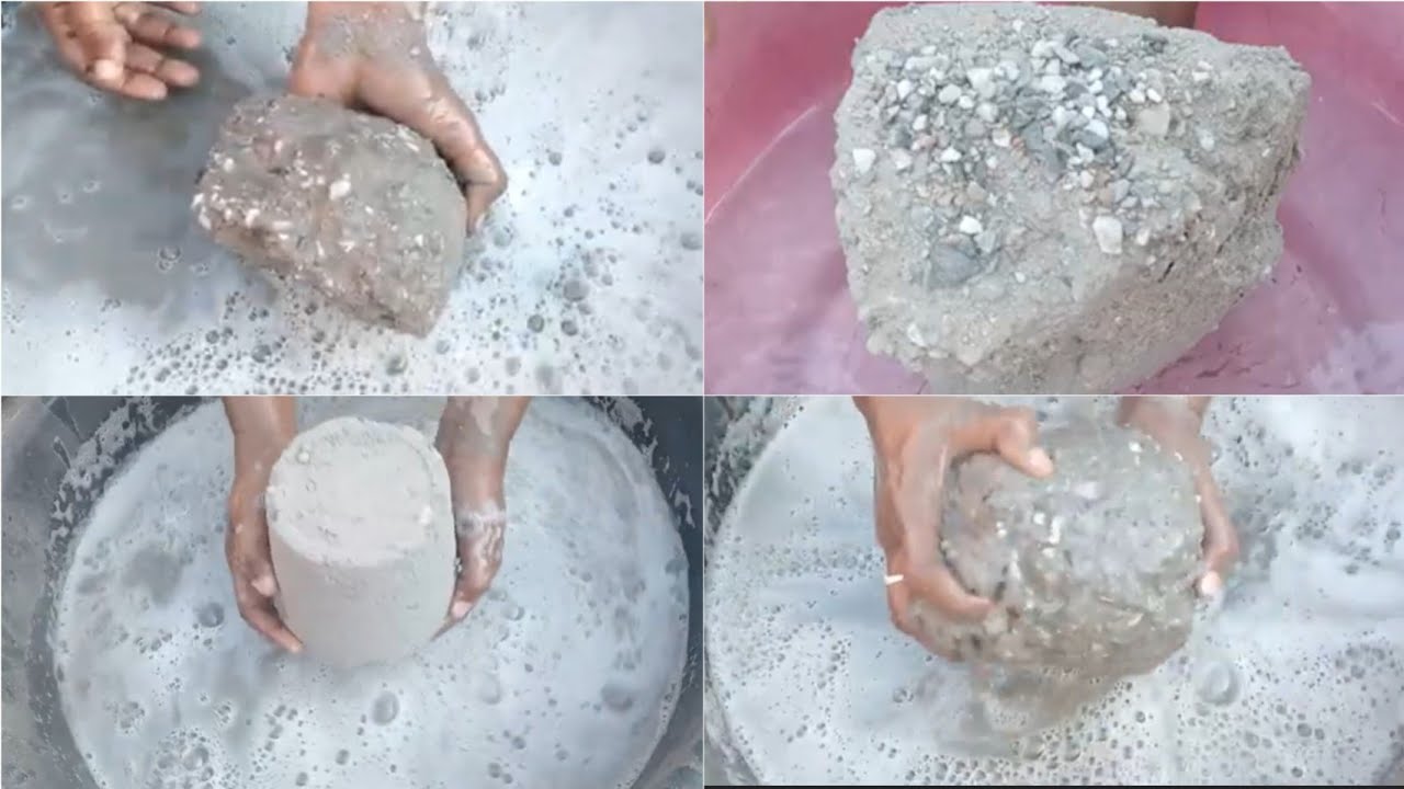 gritty sandment water crumbling by CYC ASMR - YouTube