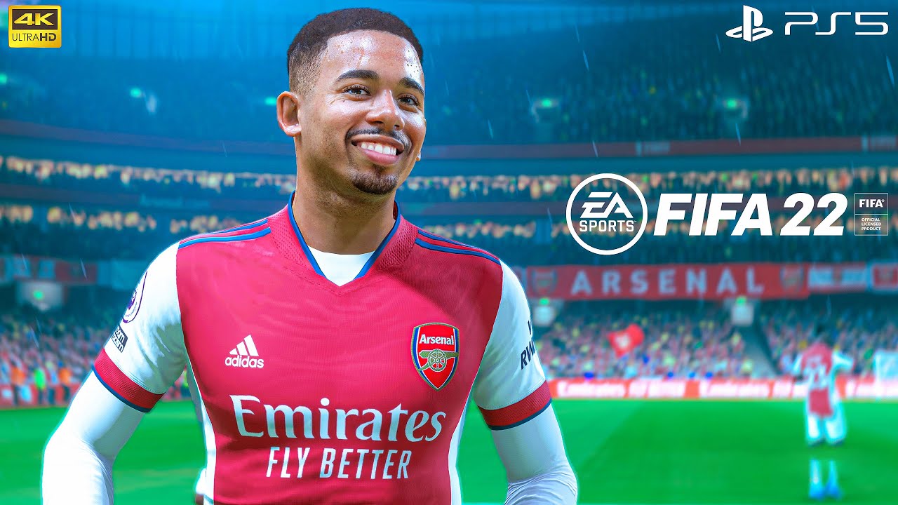 FIFA 22 | Arsenal Vs Leicester City | Premier League 22/23 Full Match ...