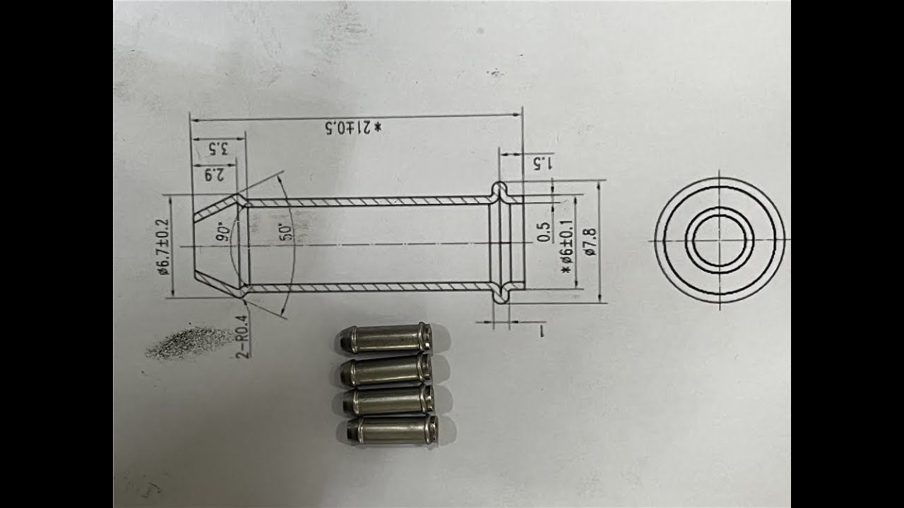 super short tube double beading machine - YouTube