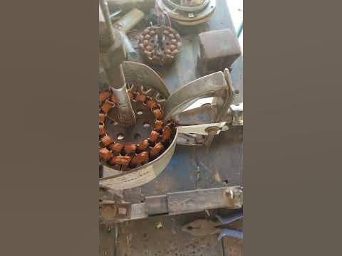 home made ceiling fan rewinding machine/#motorwinding - YouTube