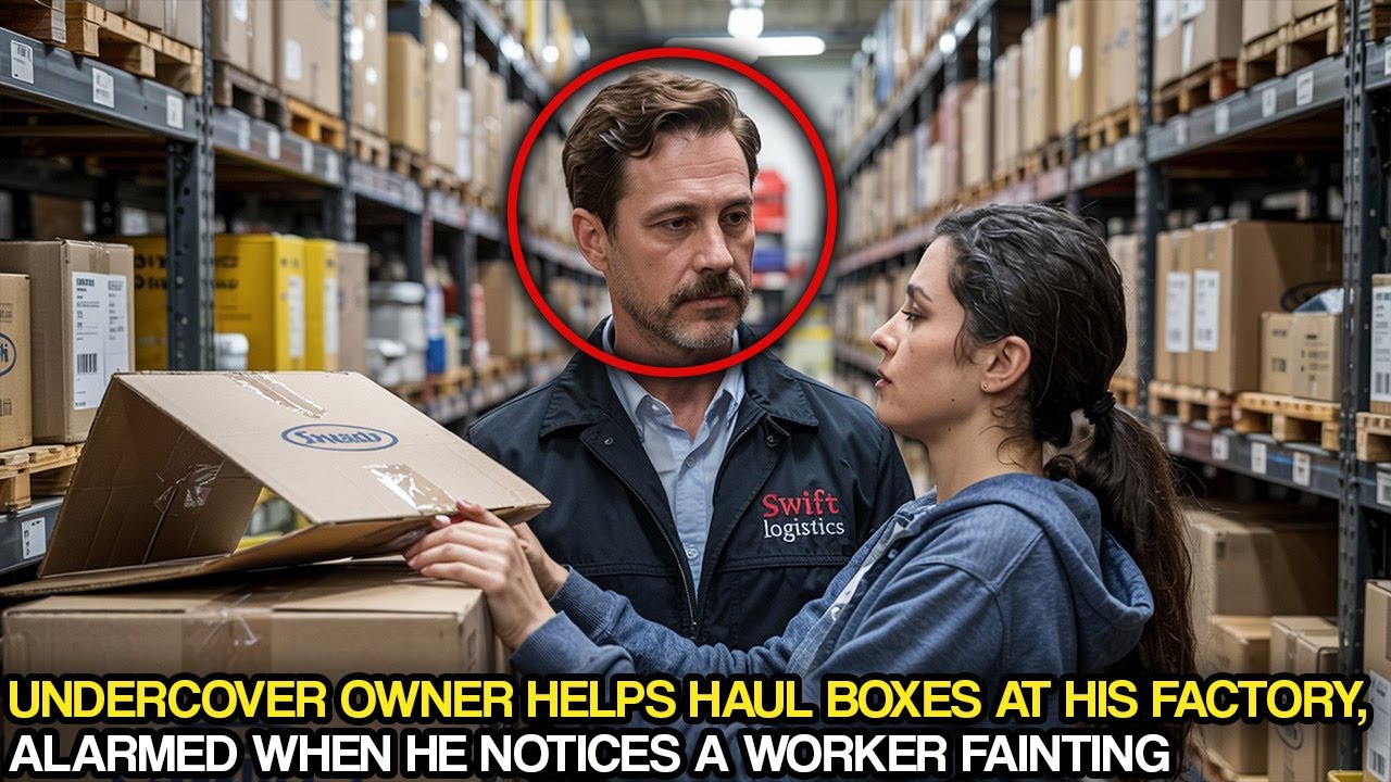 Undercover Owner Helps Haul Boxes At His Factory, Alarmed When He ...
