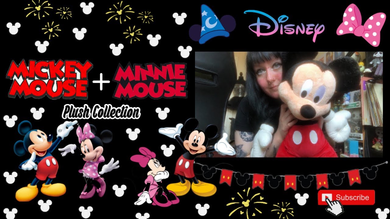My Mickey Mouse and Minnie Mouse plush collection / Disney - YouTube