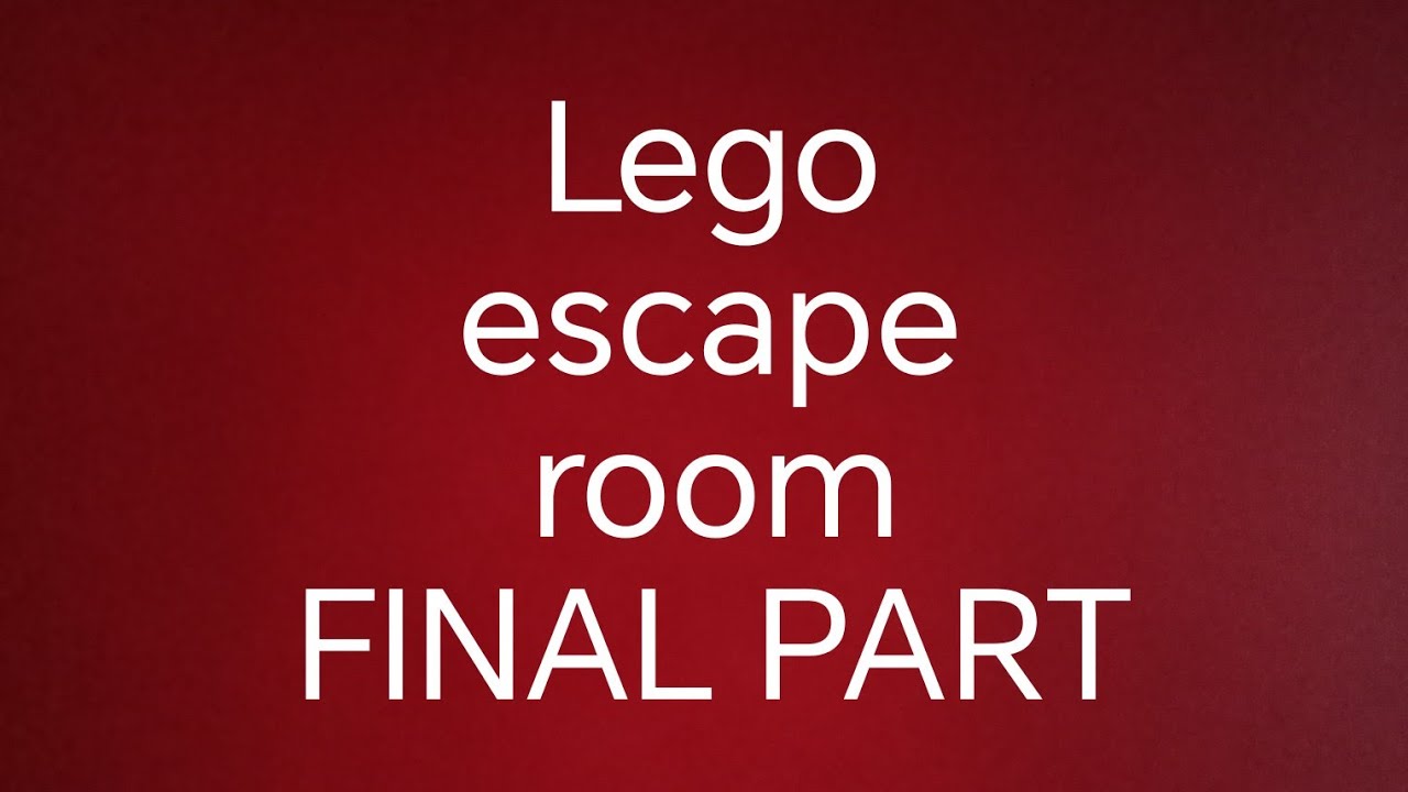 🧩 The Final Puzzle Challenge! | LEGO Escape Room-Style Adventure (Final ...