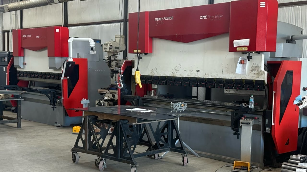 Bendforce 8ft and 10ft Press Brakes - YouTube