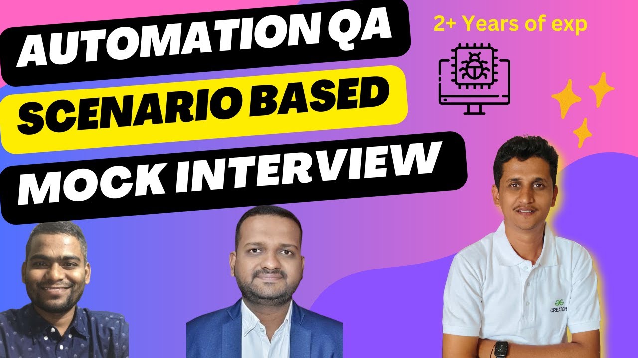 Automation Testing 2 Years Experience Interview Question Qa Mock