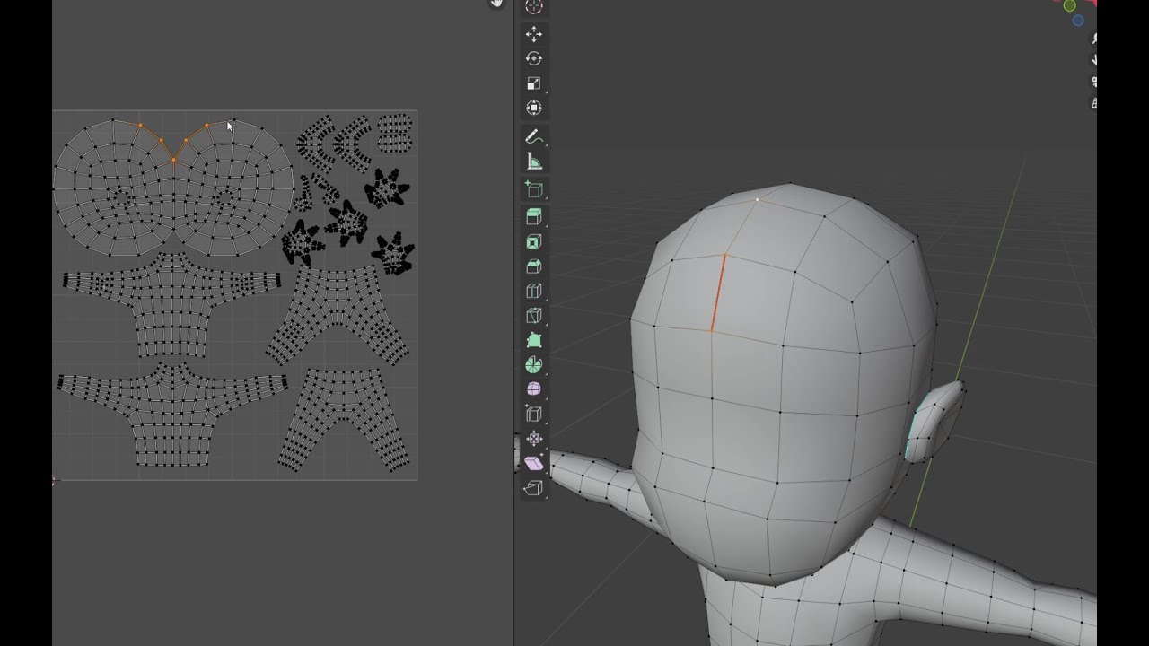 GTClass Asset Preparation in Blender #1 UV Seam Mark - YouTube