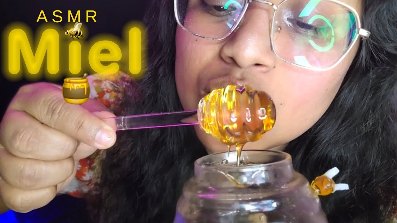ASMR COMIENDO MIEL 🍯 - YouTube