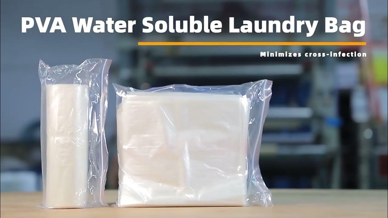 Introducing Eco-Friendly PVA Water Soluble Bags - The Future of Sustainable Packaging - YouTube