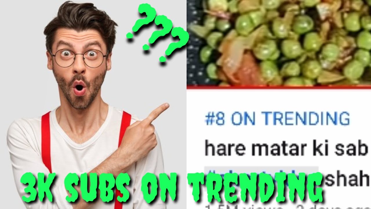 3k subs channel video on trending - YouTube