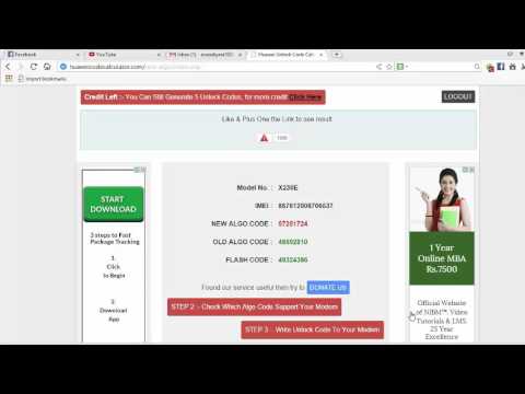 how to decode any huawei modem - YouTube