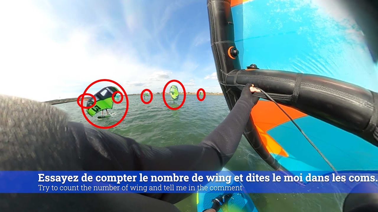 🧜‍♂️🏎️ Wing Foil 60 🐢 - takoon v2 5m , secret race, tack and race jibe ...