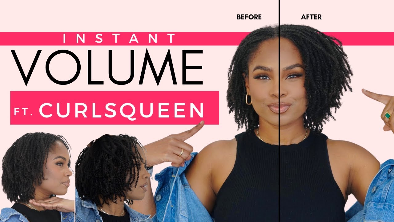 NEW! Pre-Made Micro Locs for INSTANT Volume feat. #CURLSQUEEN - YouTube