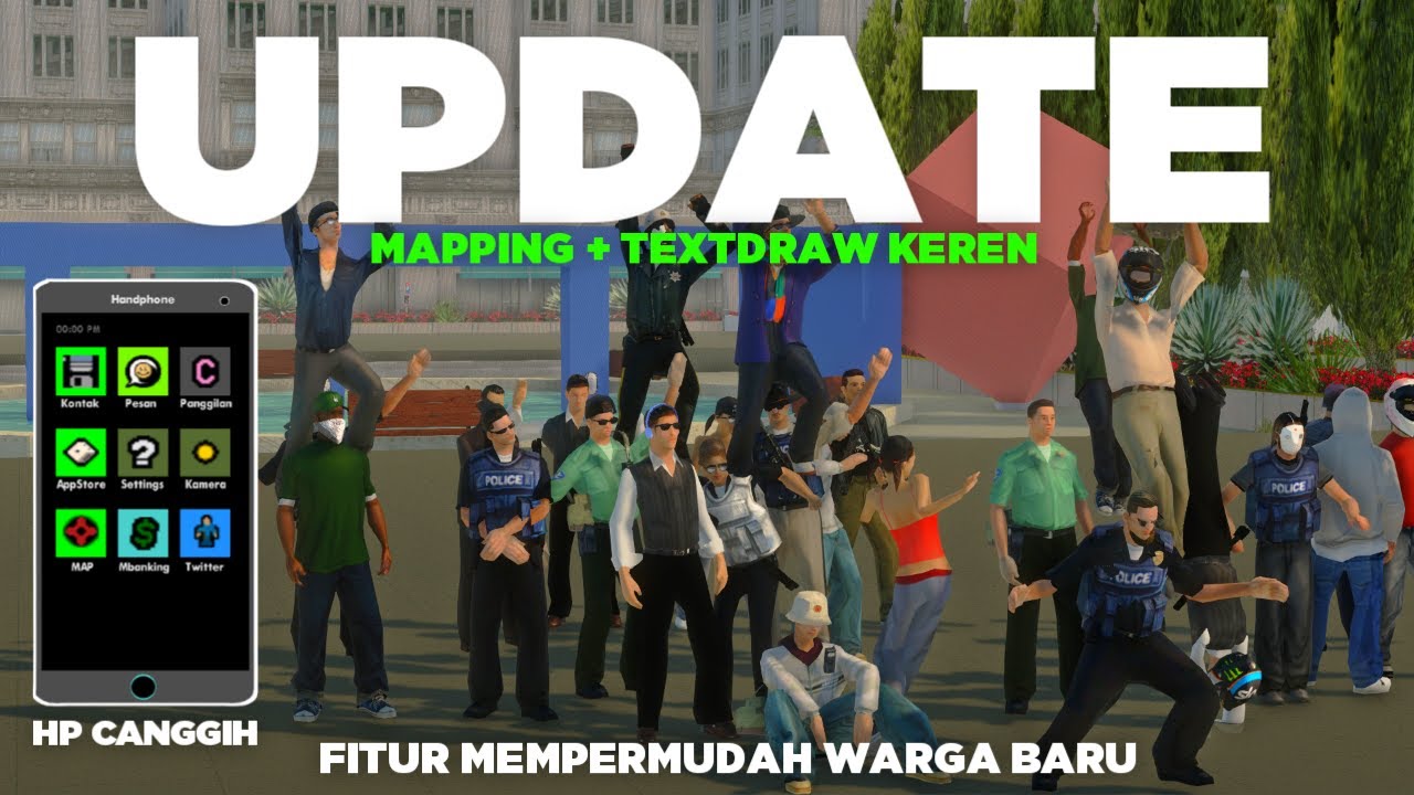 SERVER GTA SAMP TEXTDRAW + MAPPING KEREN !! GTA SAMP ANDROID PC - YouTube