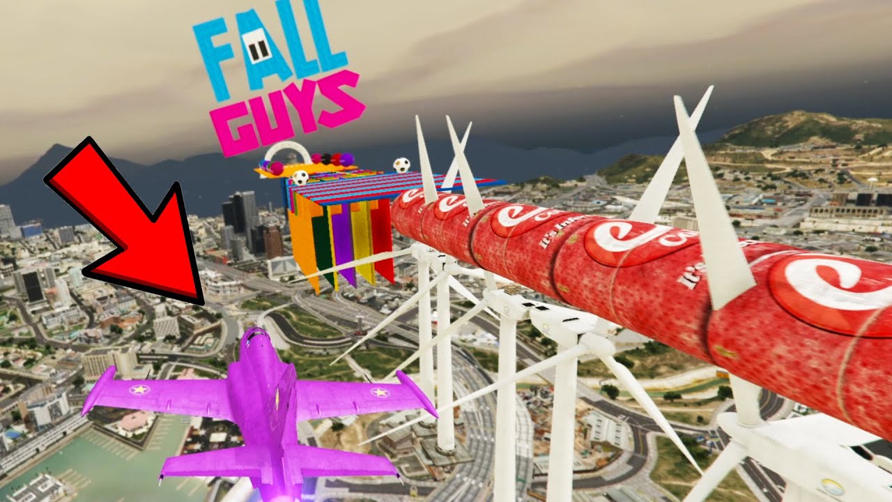 FALL GUYS in GTA 5 | CEA MAI TARE CURSA cu EZY CLAN! - YouTube