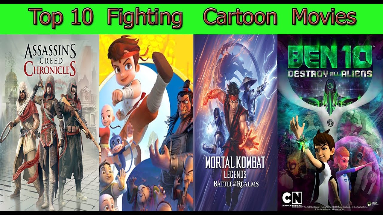 Top 10 Fighting Cartoon Movies:sinan cartoon name - YouTube