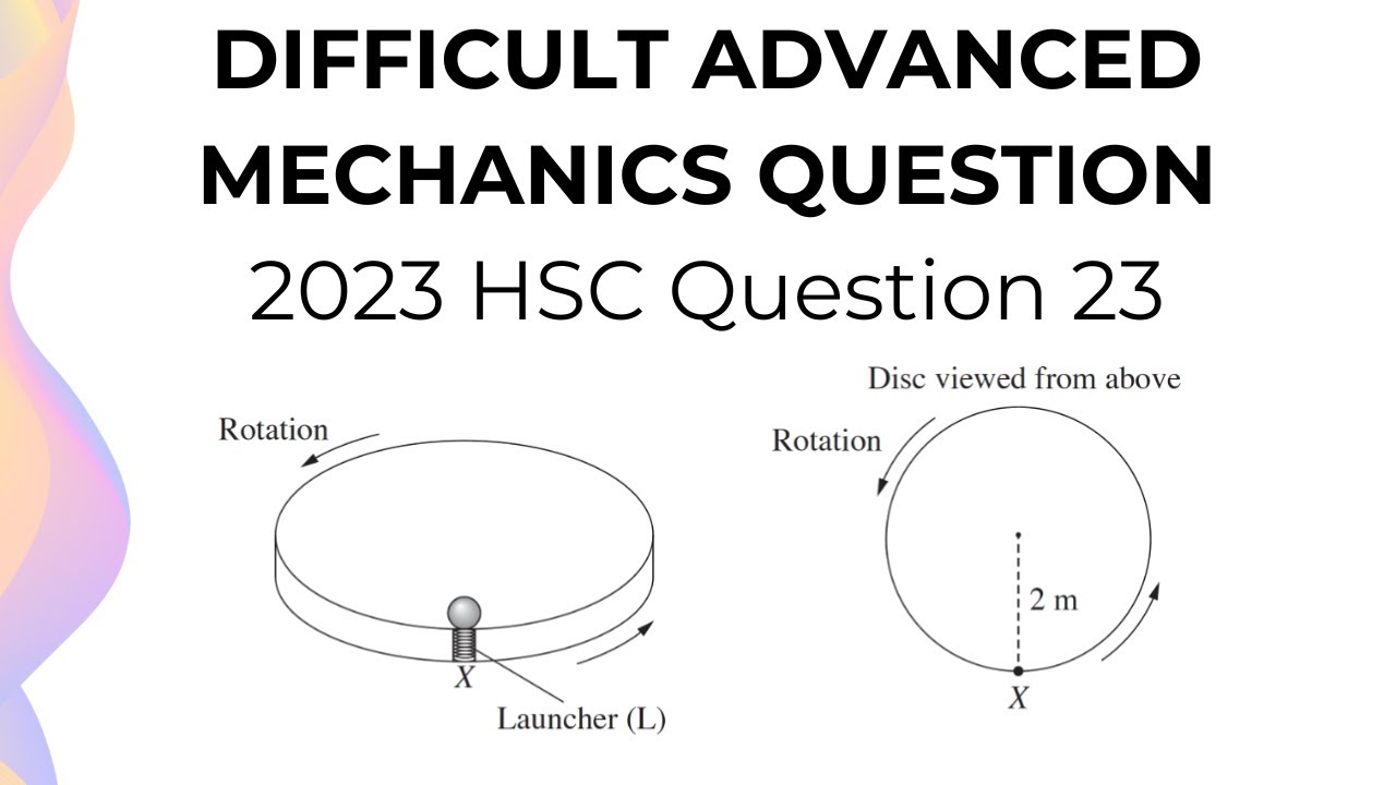 Difficult Projectile & Circular Motion Question – 2023 HSC Physics Q32 ...