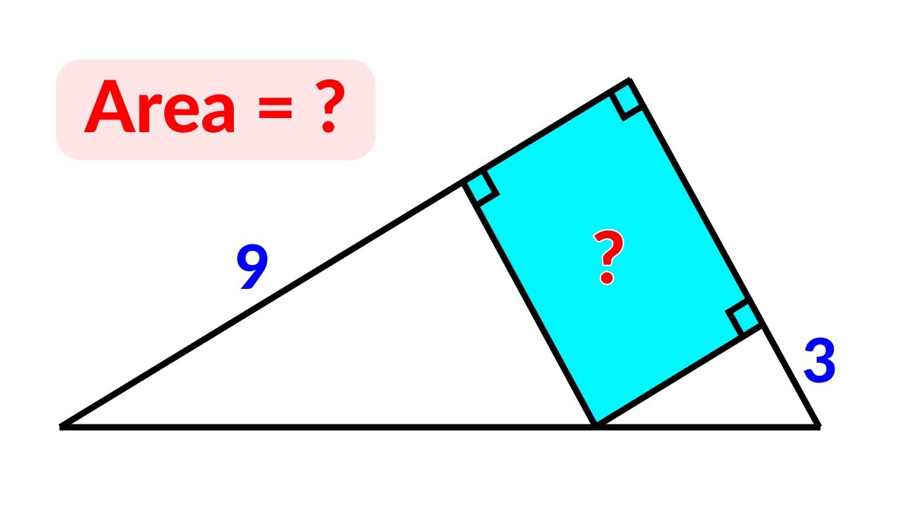 You should be able to solve this Tricky Geometry Problem from Sweden ...