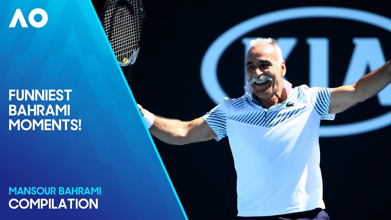 Mansour Bahrami's Funniest Moments! | Australian Open - YouTube