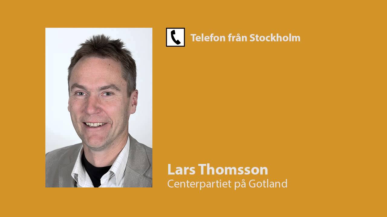 Lars Thomsson, Centerpartiet på Gotland - YouTube