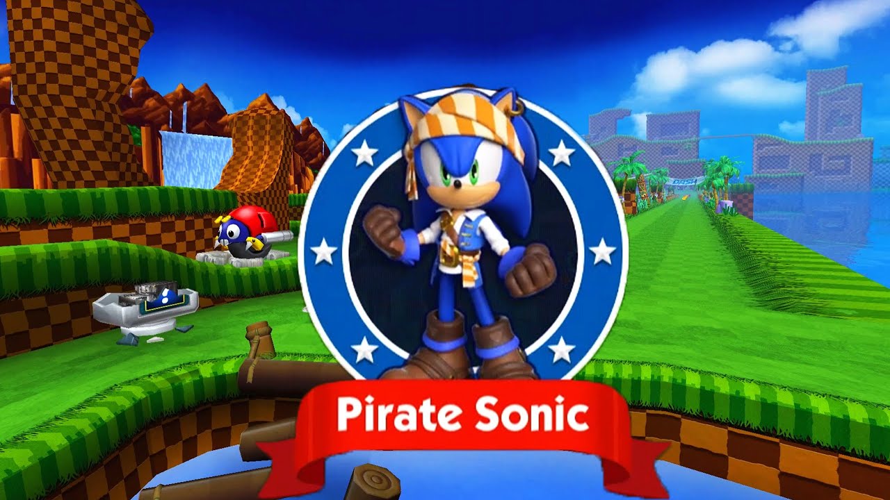Sonic Dash Pirate Sonic Part 1 Full Screen HD Nubi Gameplay - YouTube