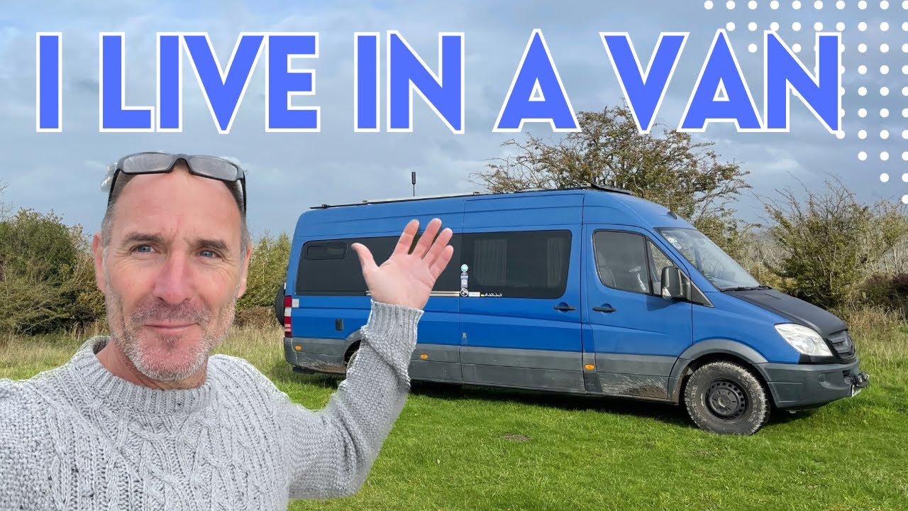 Homeless and happy living in a self converted Mercedes Benz Sprinter ...