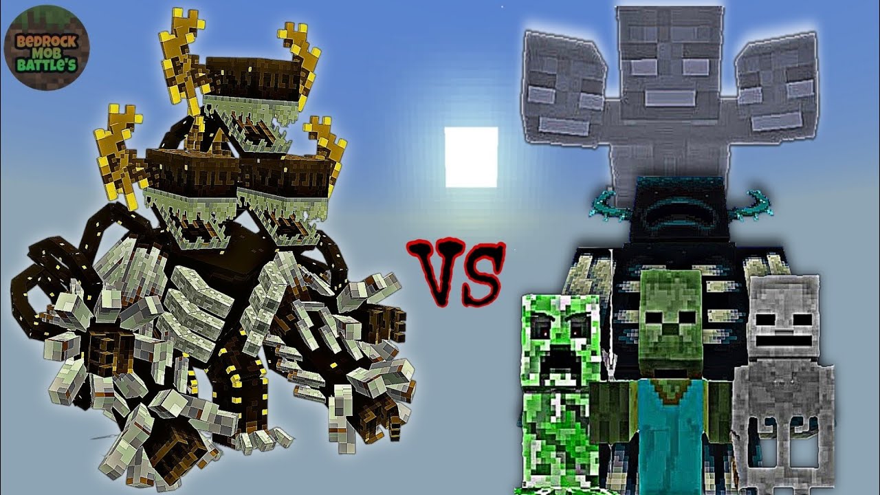 Old OverLorden vs Titan Mobs Bosses | Minecraft Bedrock | Mob Battle ...