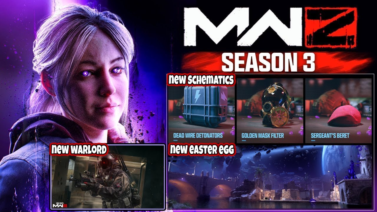 OFFICIAL MW3 ZOMBIES SEASON 3 REVEALED New Schematics and More - YouTube