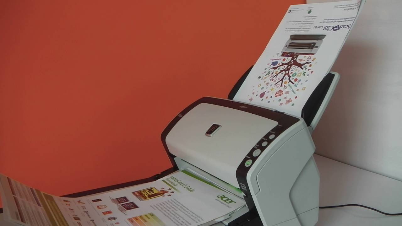 Fujitsu fi-6230Z - YouTube