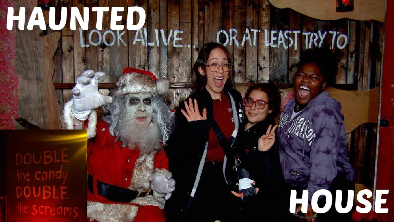 fall vlog: haunted house, fall shopping & wicked haul - YouTube