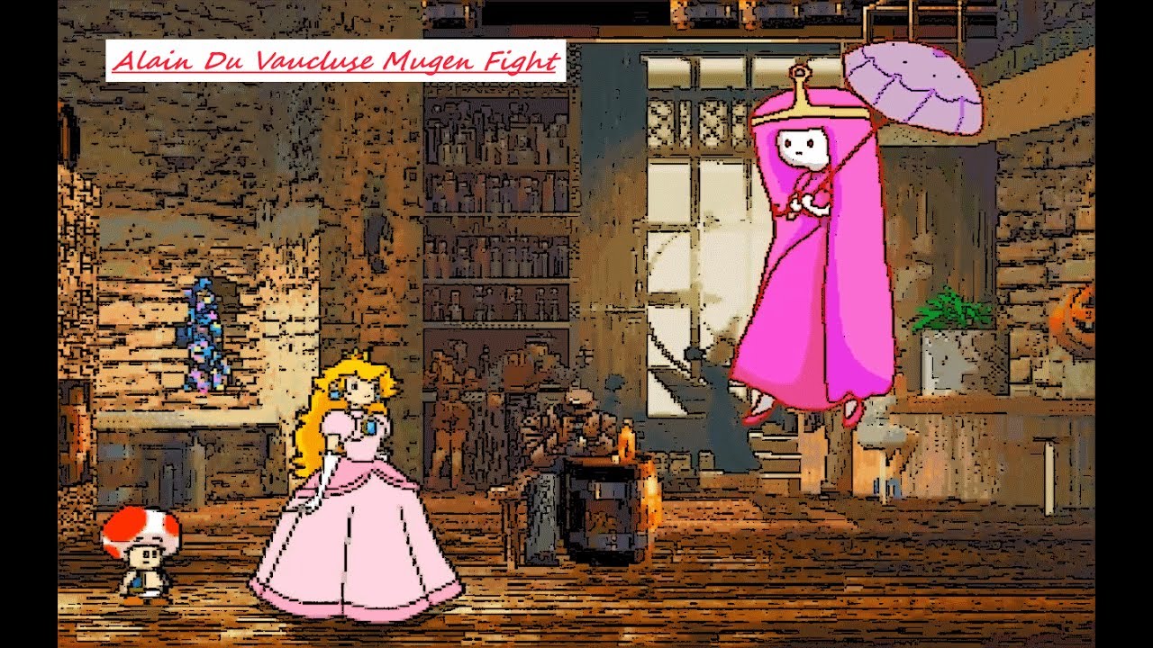 Mugen : Princess Peach (Nintendo) Vs Princess Bubblegum 1105 (Adventure ...