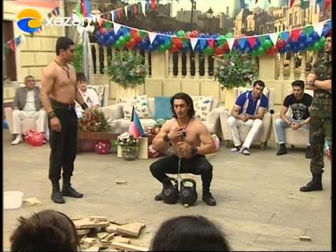 Laçın və Hüseyn pəhləvan qardaşlar XƏZƏR TVdə