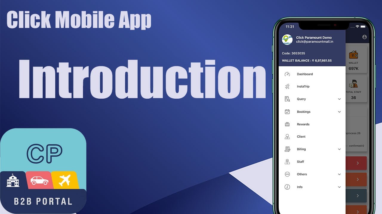 Click Mobile App - Introduction - YouTube