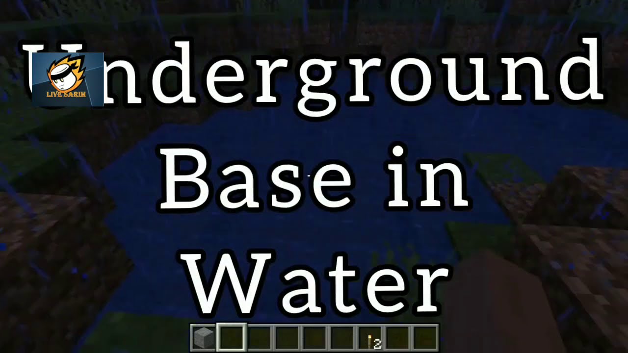 HOW TO MAKE UNDERWATER BASE IN MINECRAFT | MINCRAFT UNDER WATER BASE ...
