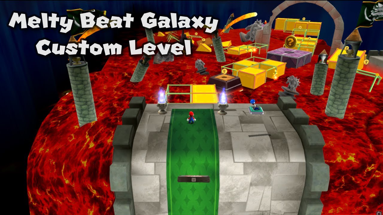 Super Mario Galaxy 2 Custom Level: Melty Beat Galaxy - YouTube