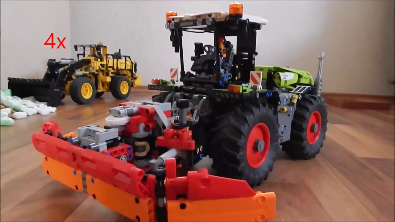 Lego Technik 42054 Claas Xerion 5000 TRAC VC voll RC - YouTube