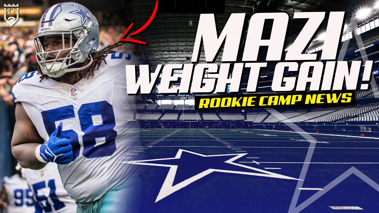 Dallas #Cowboys Mazi Smith PACKS BACK ON WEIGHT .. Rookie Camp BEGINS ...