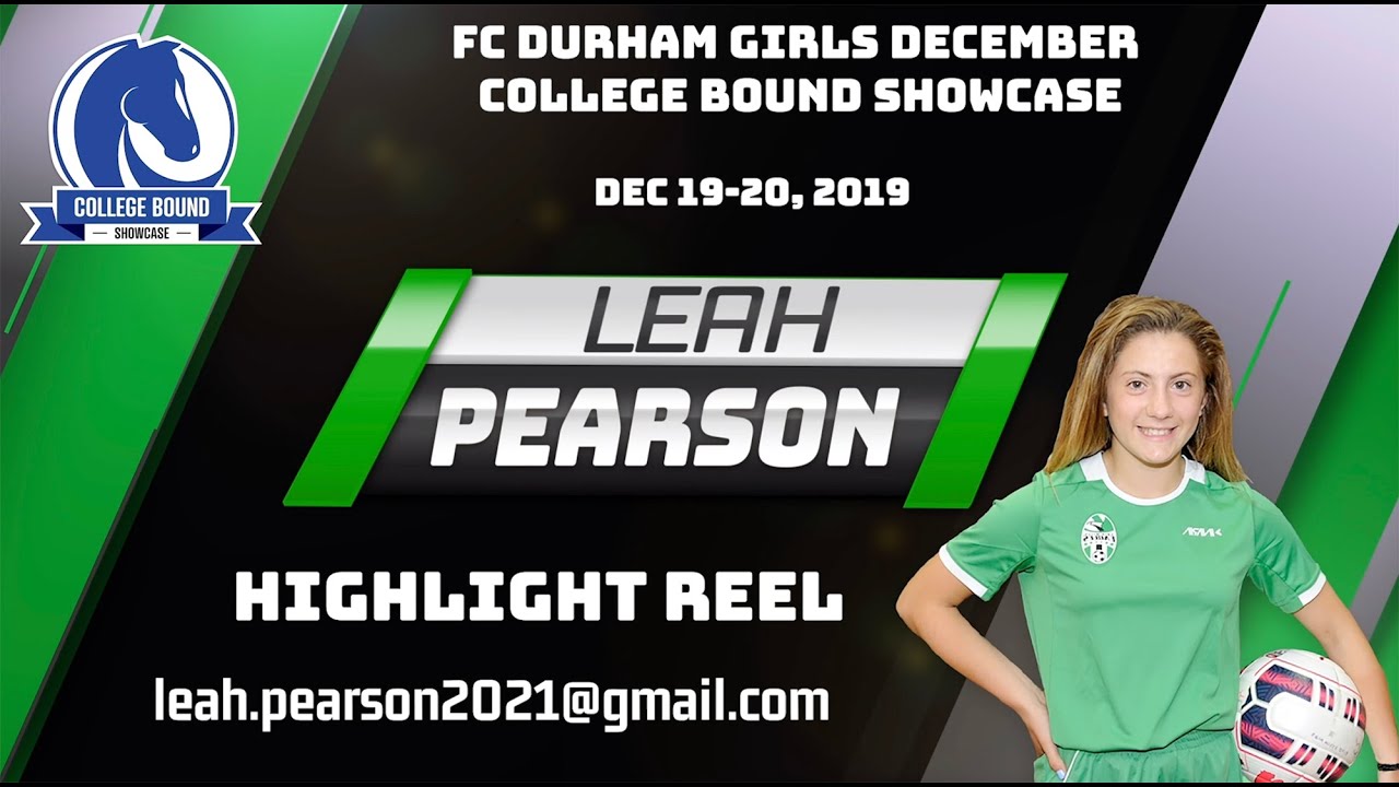 Leah Pearson - FC Durham College Bound Showcase Dec 2019 - Highlights ...