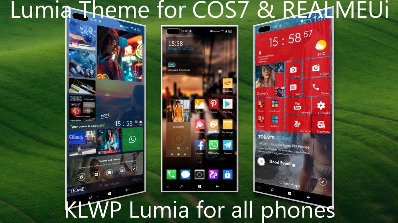 Lumia theme for Oppo ColorOs 7 & Realme Ui and KLWP lumia for all ...